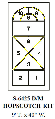 Hopscotch Stencil Kit for Sale - Florida | First Sign